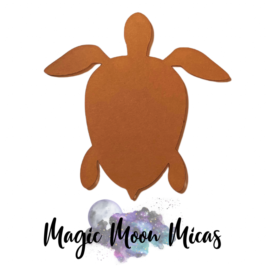 Sea Turtle : Clear Acrylic Blank – Magic Moon Micas